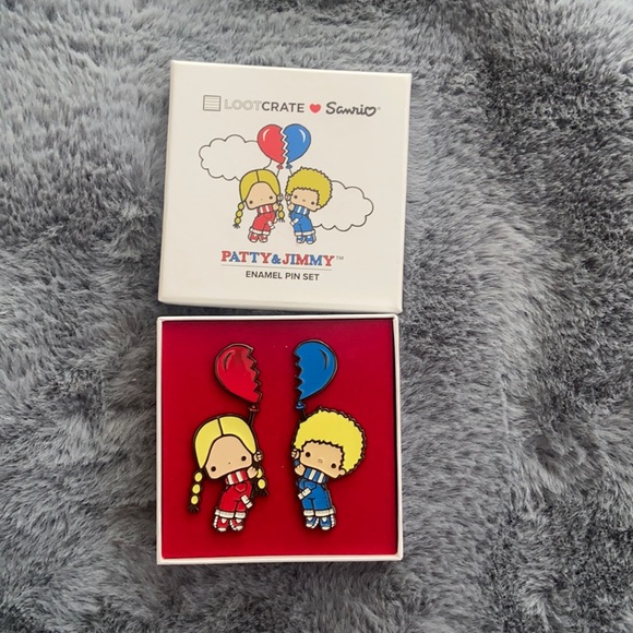 Sanrio | Jewelry | Loot Crate Sanrio Patty And Jimmy Pin Nib | Poshmark